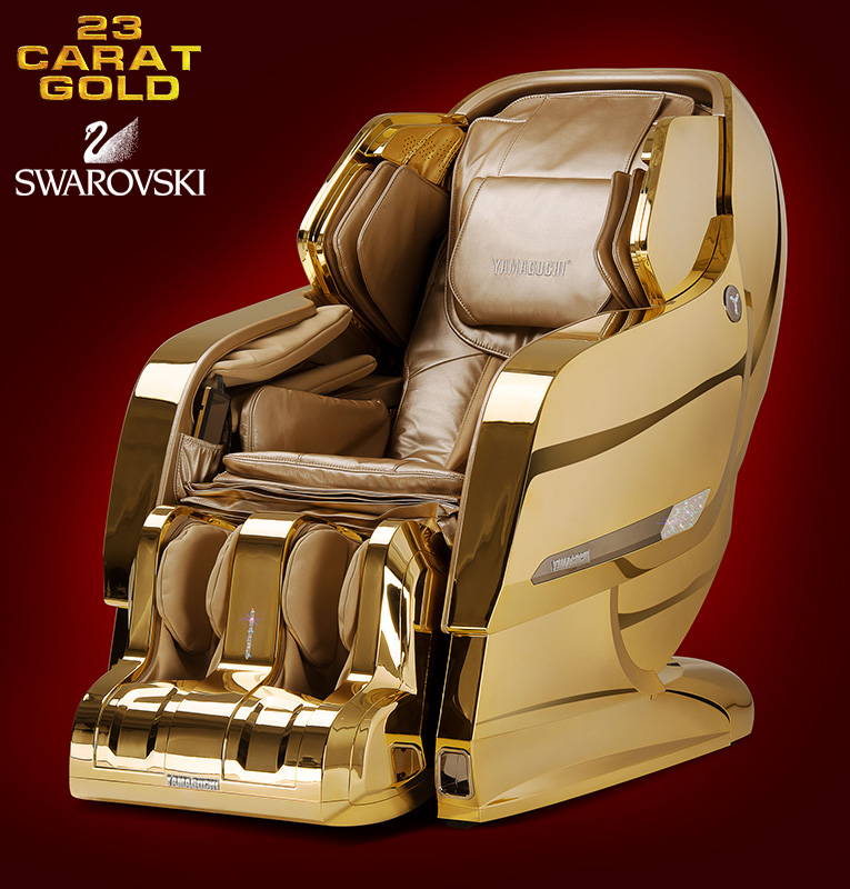 Массажное кресло из золота YAMAGUCHI Axiom Gold купить в Москве